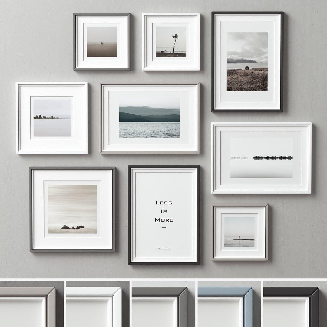 3D Picture Frames - TurboSquid 1535793