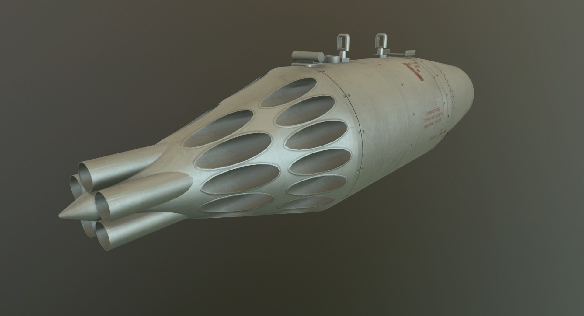 Rocket Launcher Ub-32a 3D Model - TurboSquid 1382347