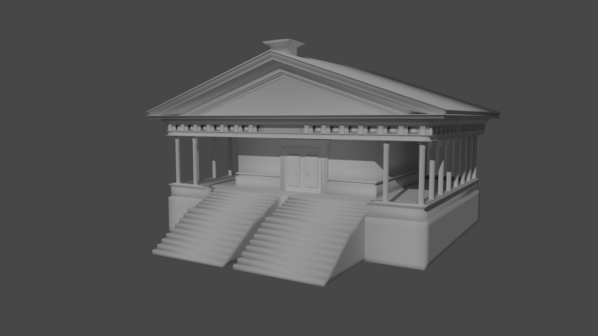 Temple Model - TurboSquid 1806166