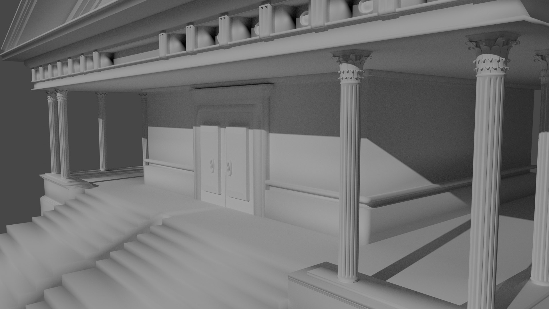 Temple Model - TurboSquid 1806166