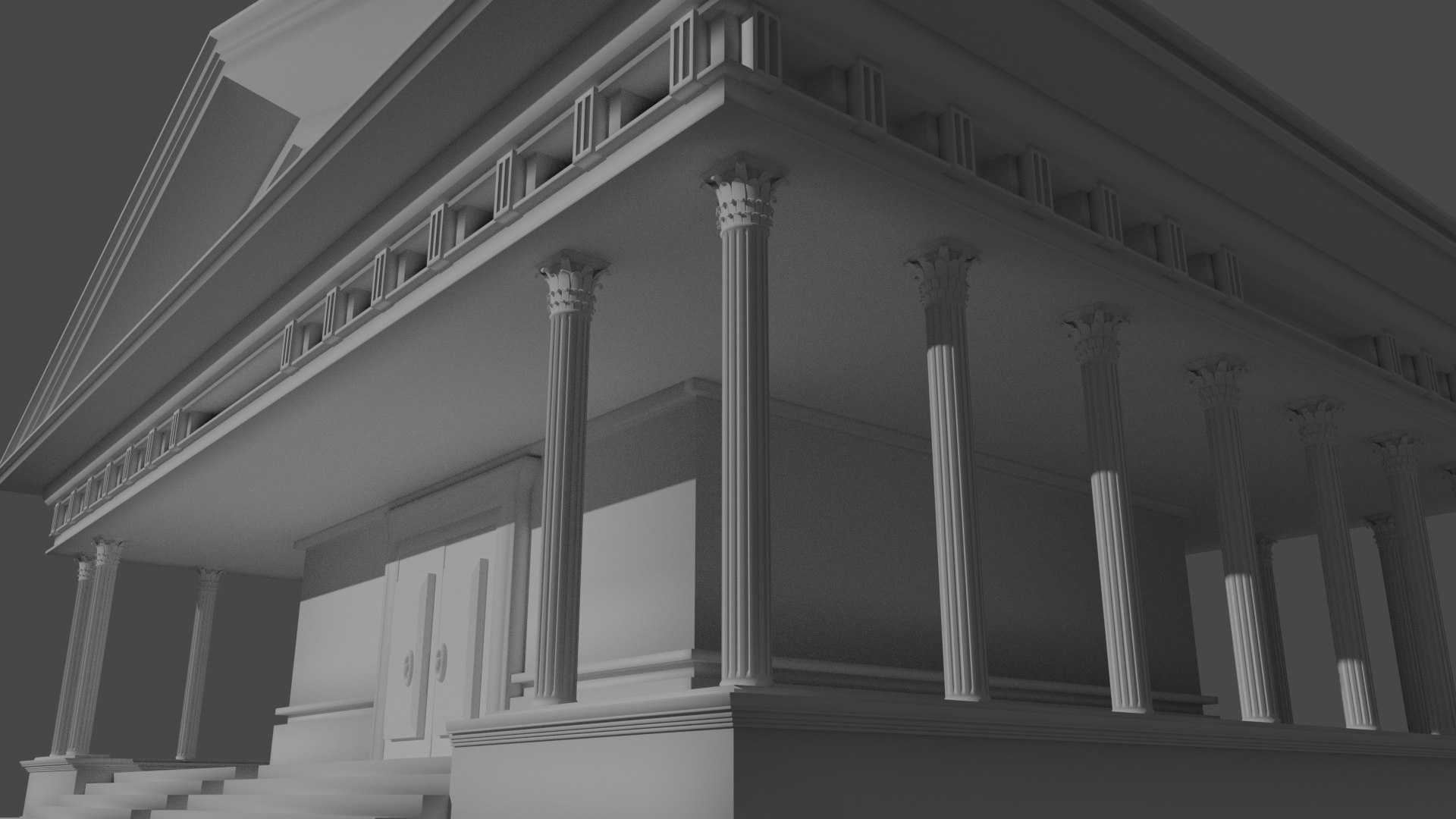 Temple Model - TurboSquid 1806166