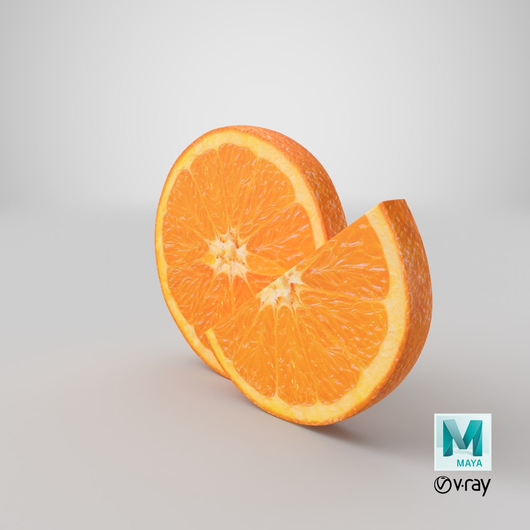 Realistic Orange Slices 3D - TurboSquid 1490624