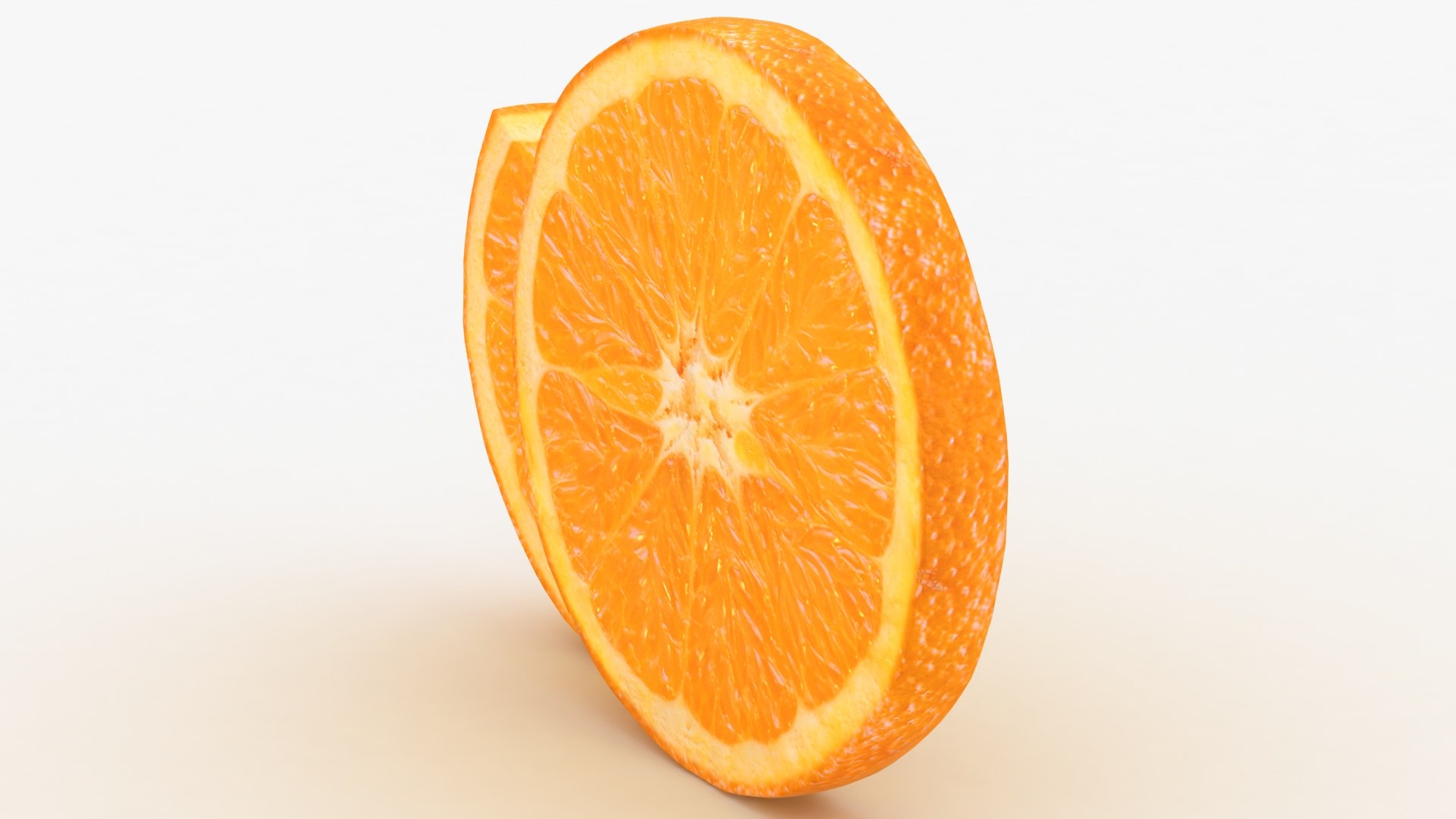 Realistic orange slices 3D - TurboSquid 1490624