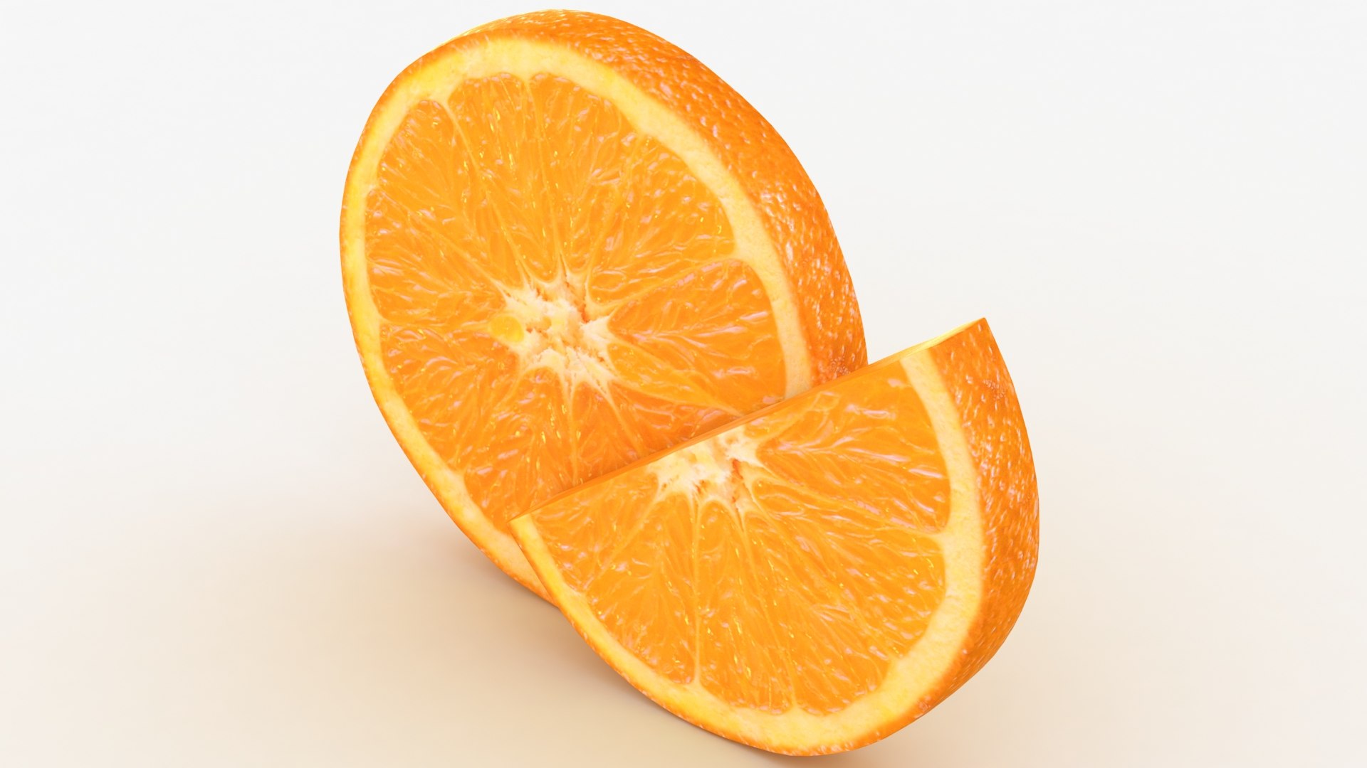 Realistic orange slices 3D - TurboSquid 1490624