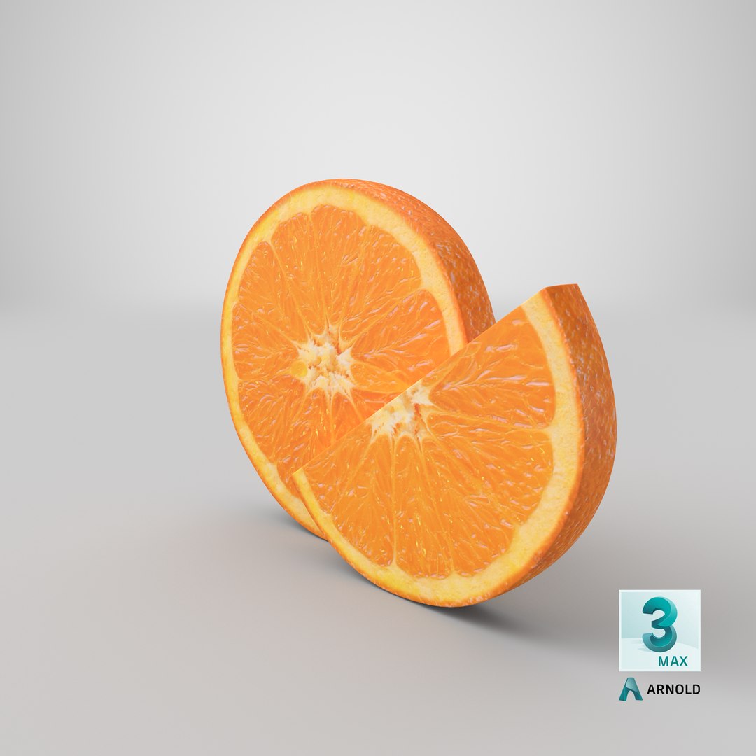 Realistic Orange Slices 3D - TurboSquid 1490624