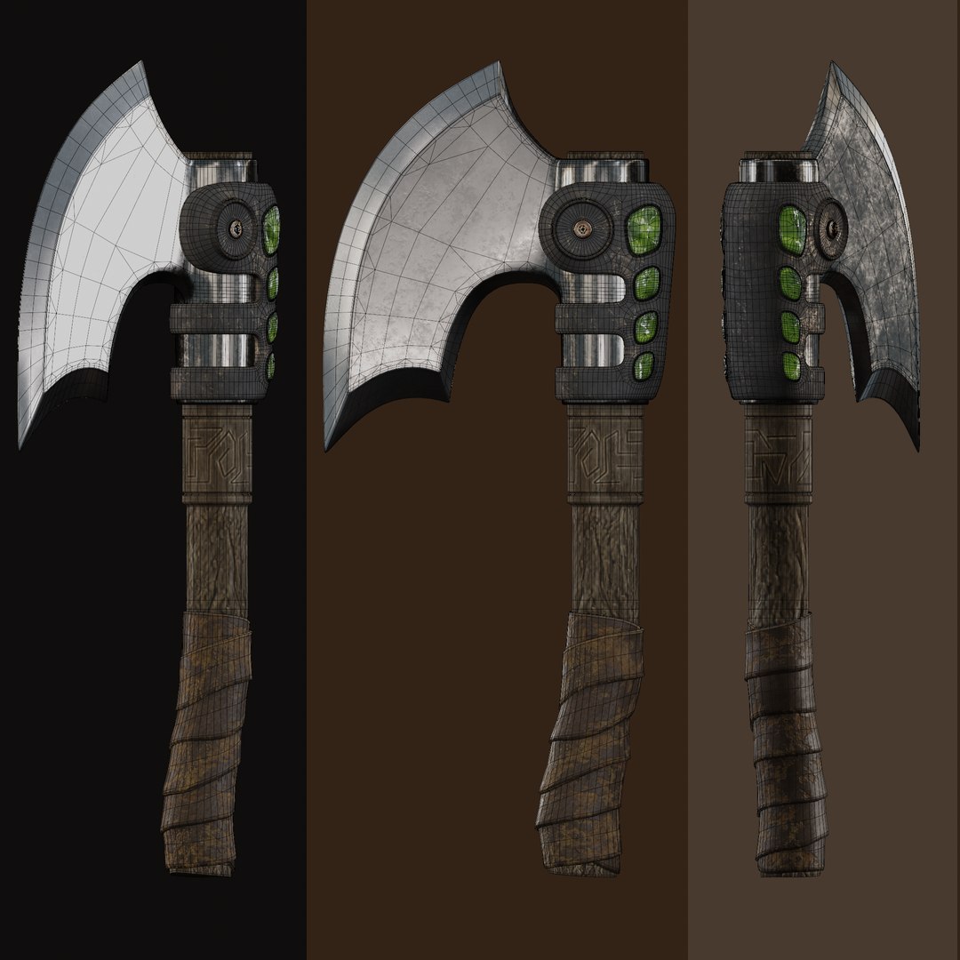 3D Magic Axe Model - TurboSquid 1968645