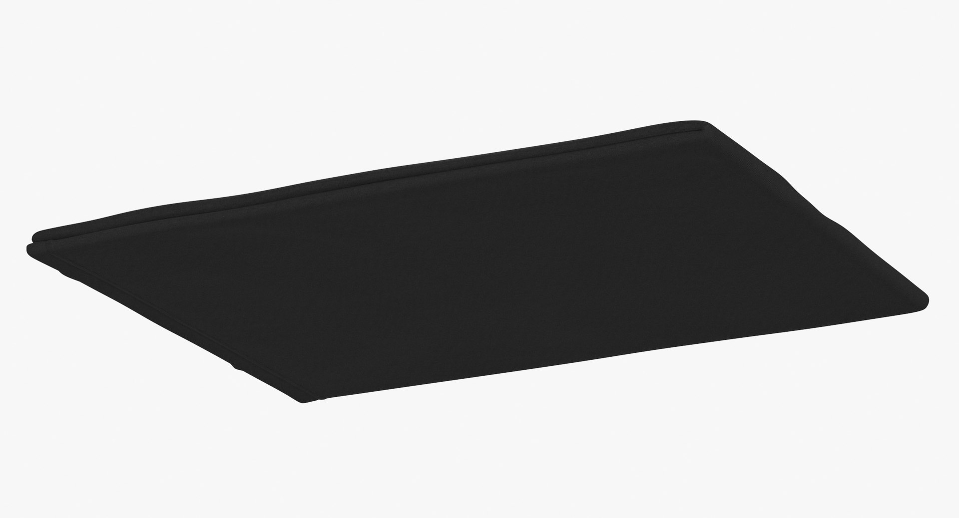 3D Female Crew Neck Folded Black Staff 02 model - TurboSquid 1752902