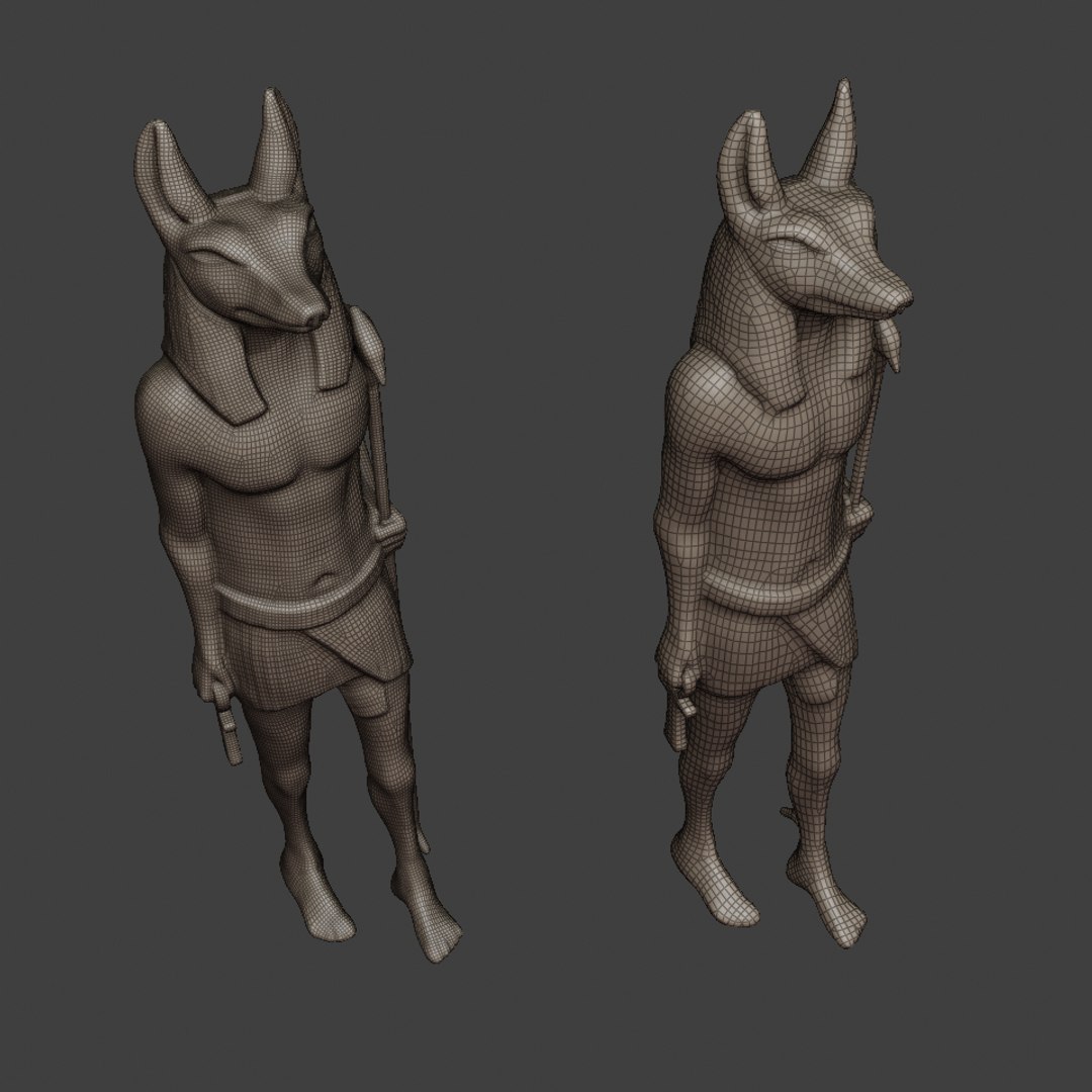 Statue Anubis Vfx Games 3D Model - TurboSquid 1370732