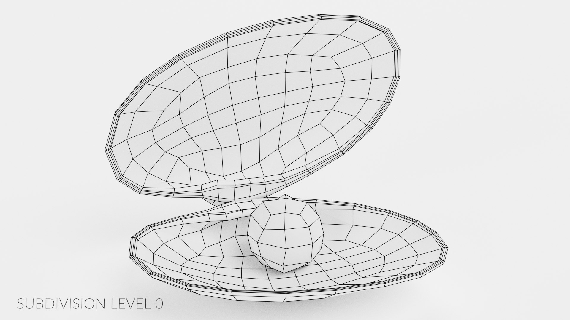 3D Clams With Pearls - TurboSquid 2194089