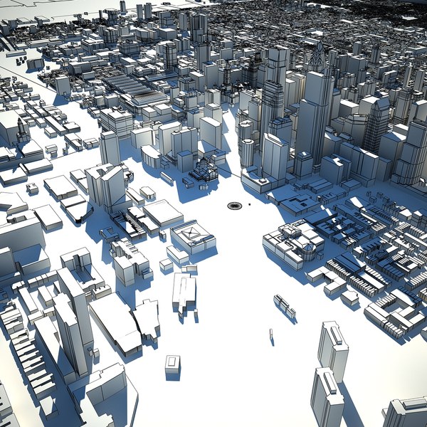Philadelphia skyline buildings 3D model - TurboSquid 1430744