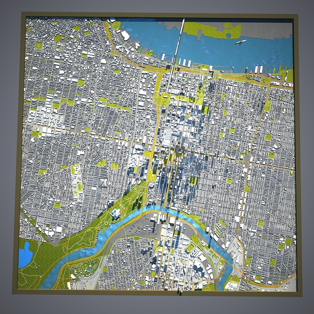 Philadelphia Skyline Buildings 3D Model - TurboSquid 1430744