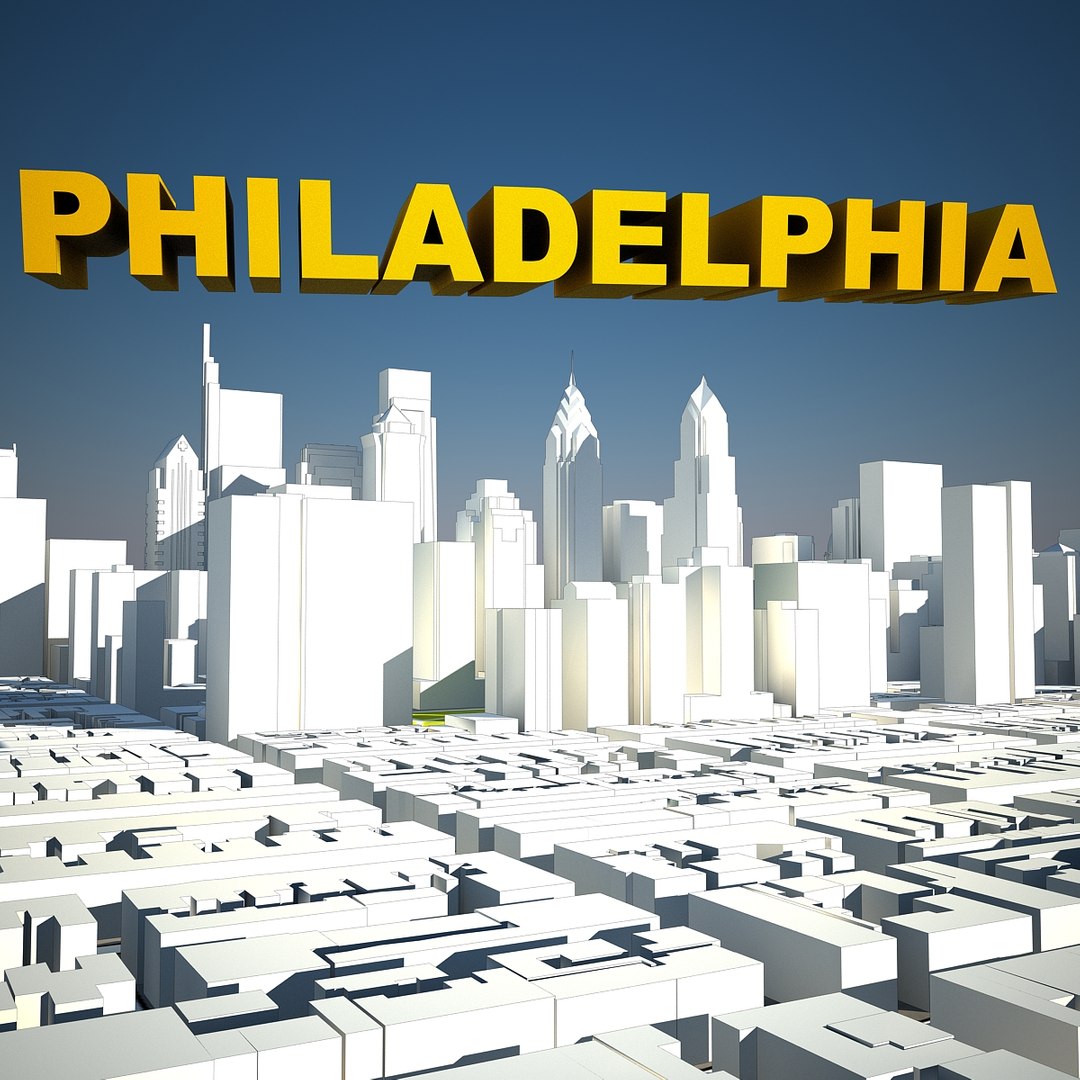 Philadelphia Skyline Buildings 3D Model - TurboSquid 1430744