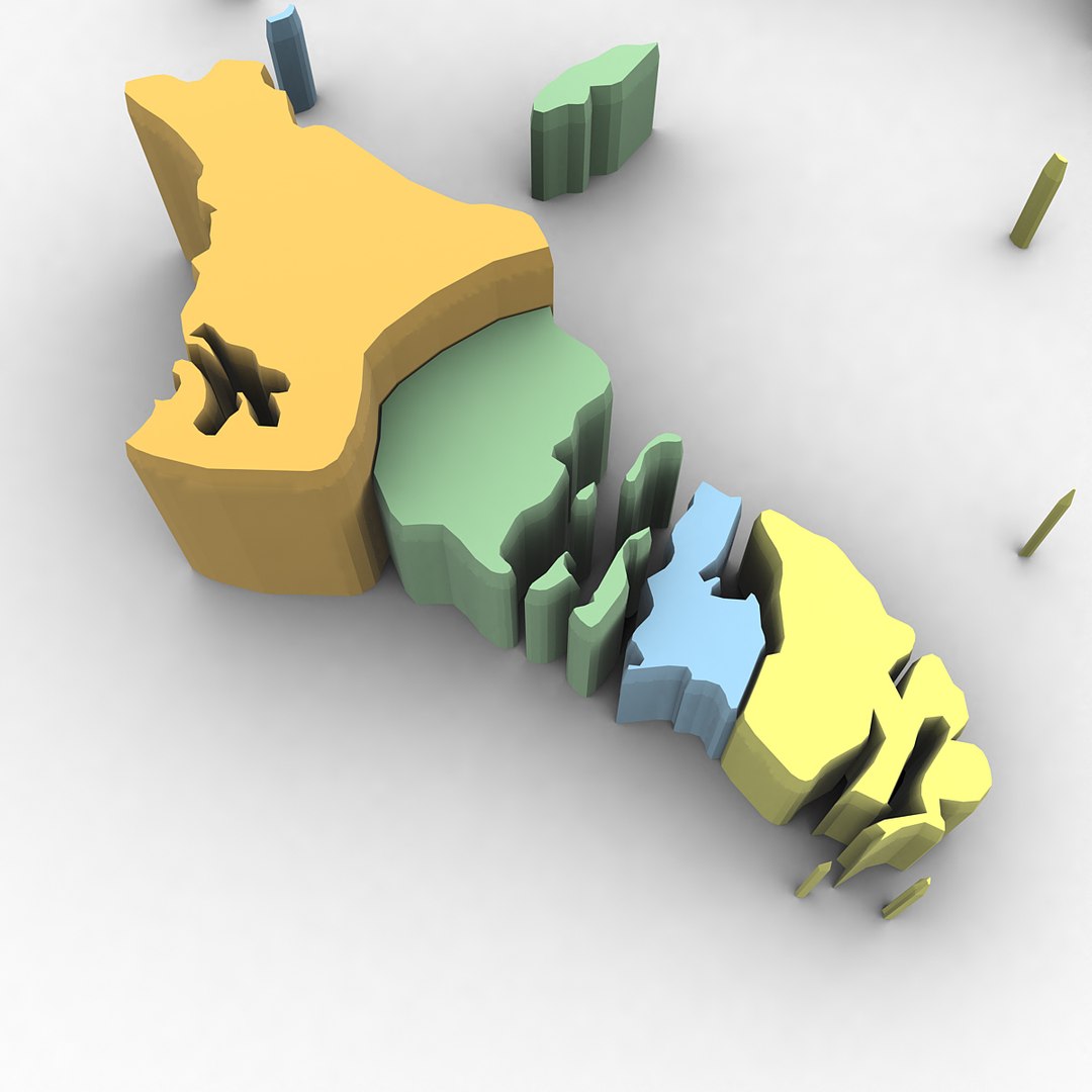 3D Model Bahamas Political - TurboSquid 1302792