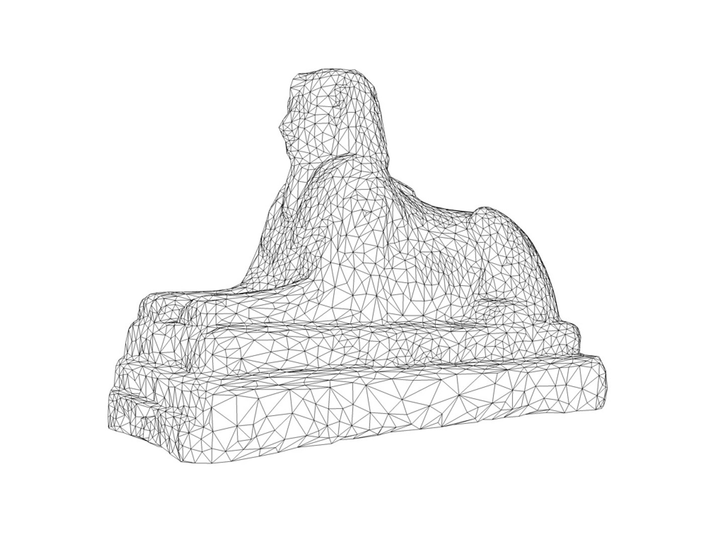 3D Egyptian Sphinx - TurboSquid 1266698