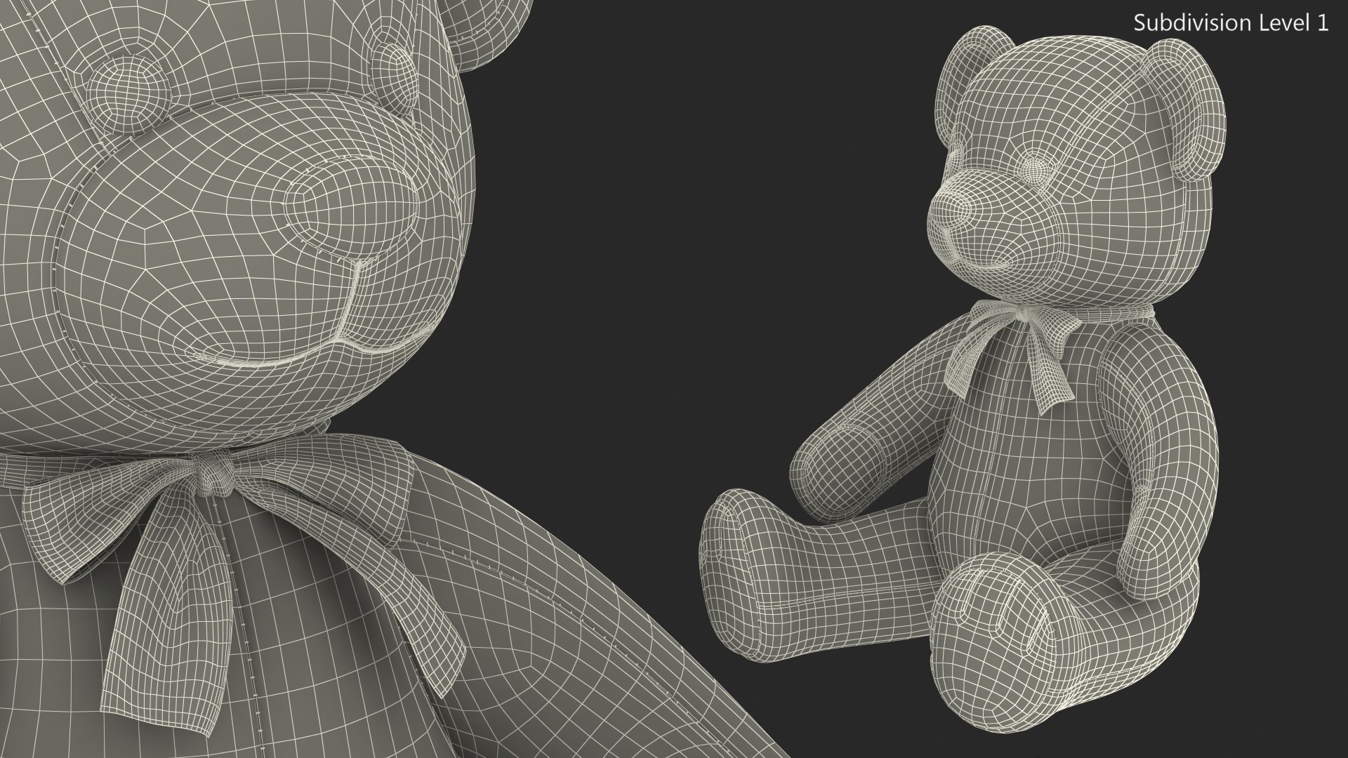 3d 3ds Teddy Bear