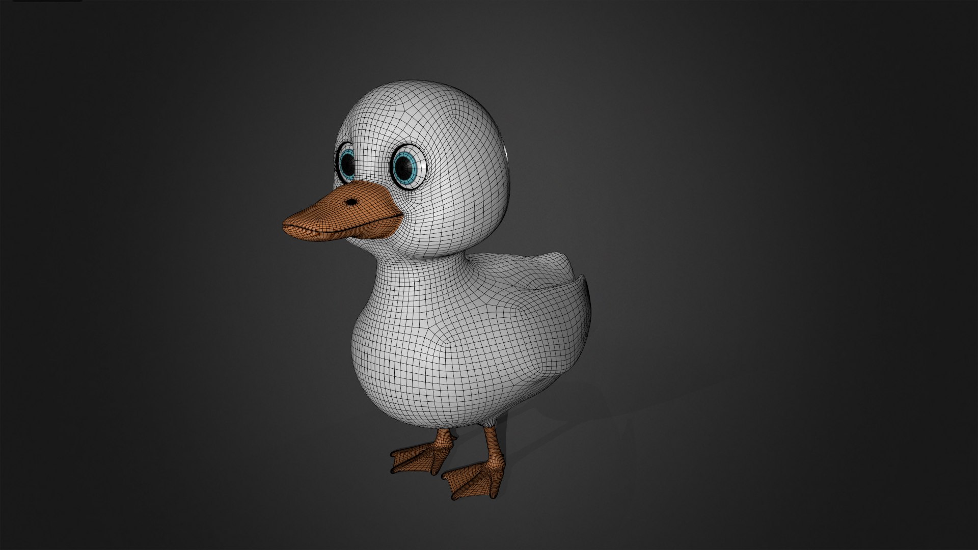 3D Asset - Cartoons - Animal - Duck Mother Rigged - TurboSquid 2171881