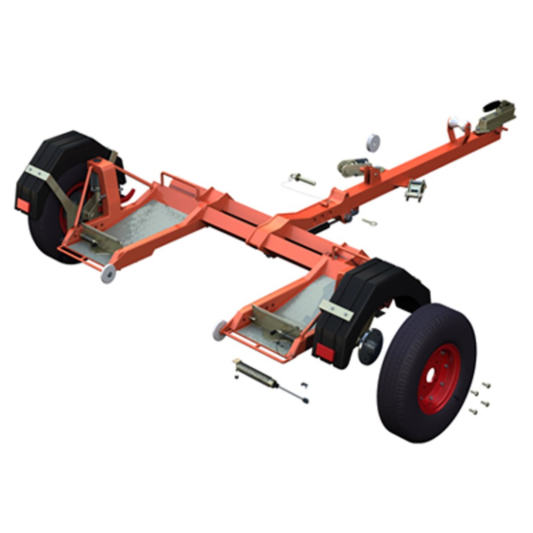 Rac Vehicle Recovery Trailer Obj