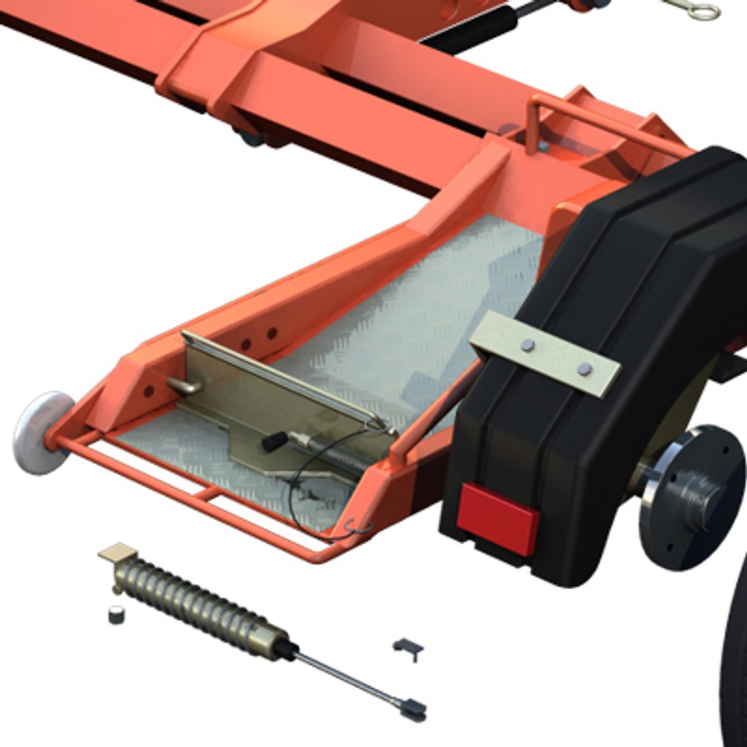 Rac Vehicle Recovery Trailer Obj