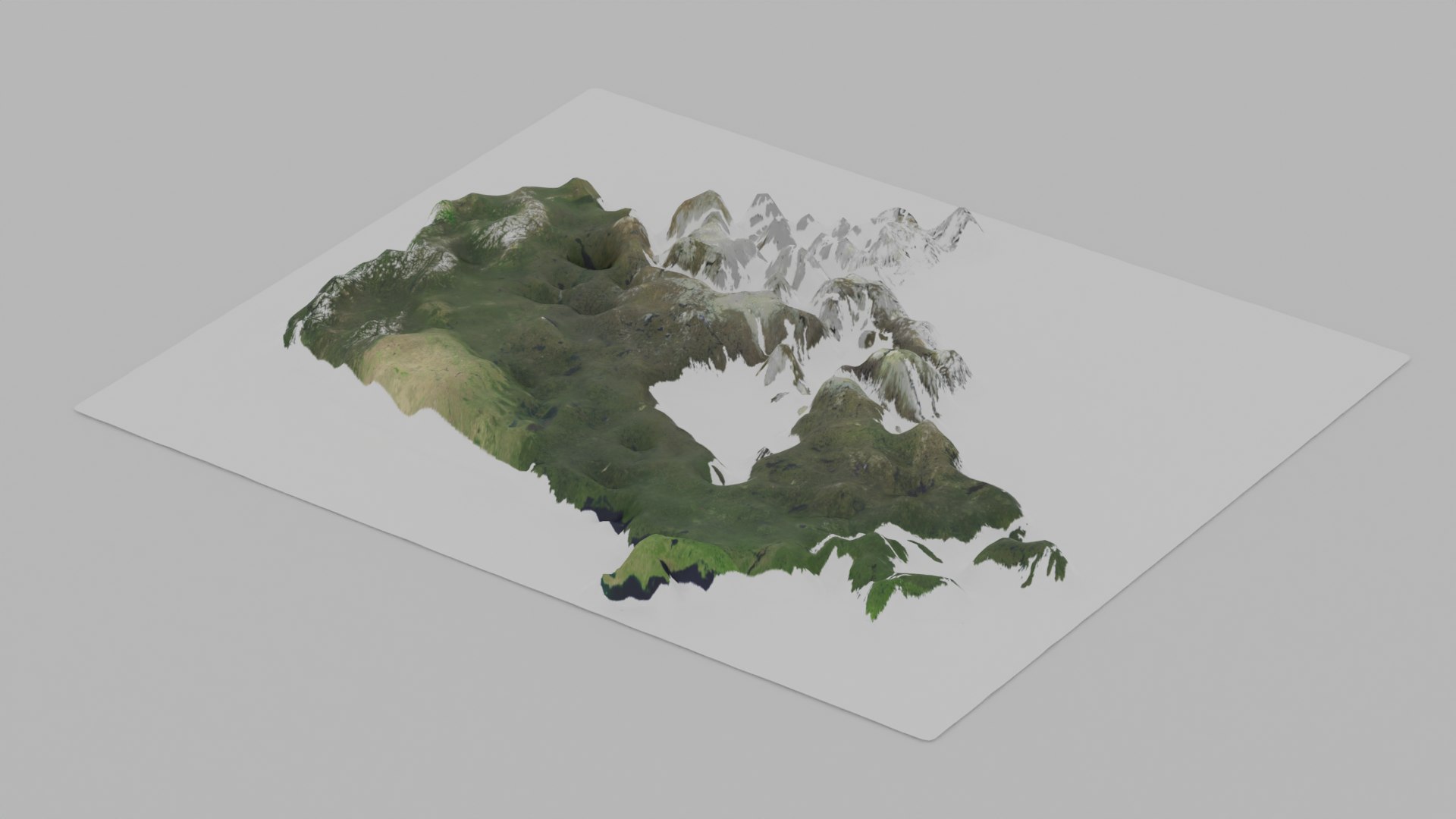 3D Canada Map Country Model - TurboSquid 2075772