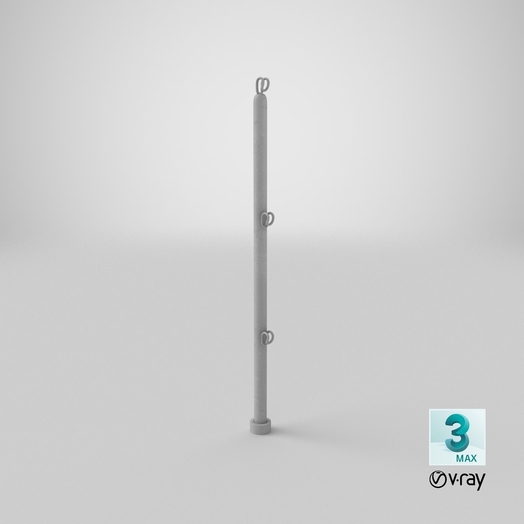 Ship Handrails Post V3 3D Model - TurboSquid 2106410