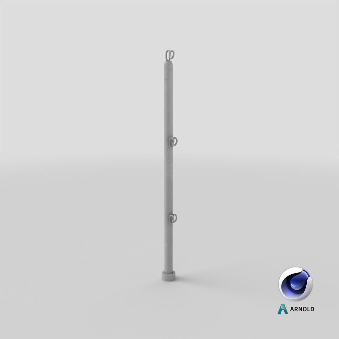 Ship Handrails Post V3 3D Model - TurboSquid 2106410