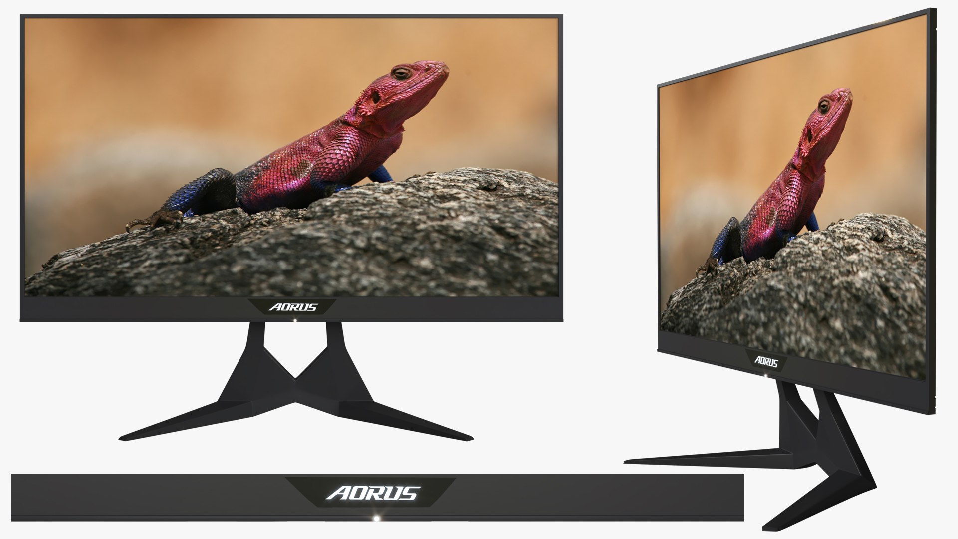 Free 3D Model Gigabyte Aorus Gaming Monitor 24 - TurboSquid 2017363
