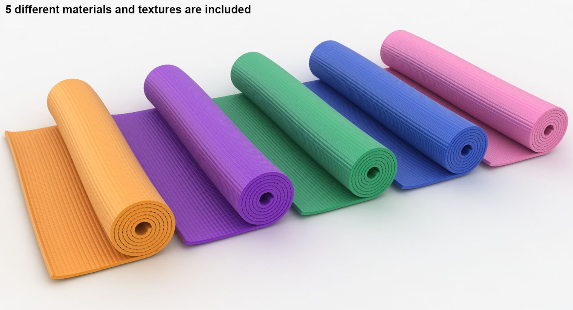 Yoga Mat 3D Model - TurboSquid 1478276