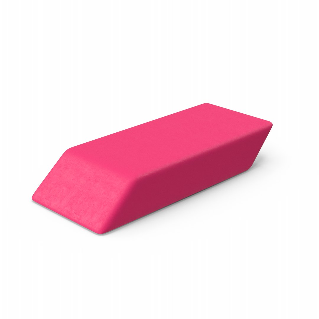 modelo 3d Borrador rojo - TurboSquid 1842689