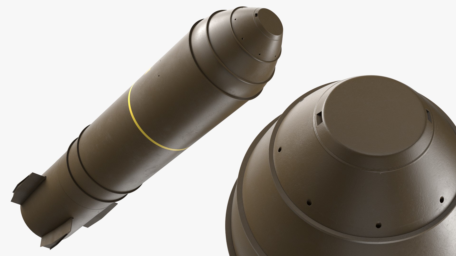 MK-17 Thermonuclear Bomb Model - TurboSquid 2277692