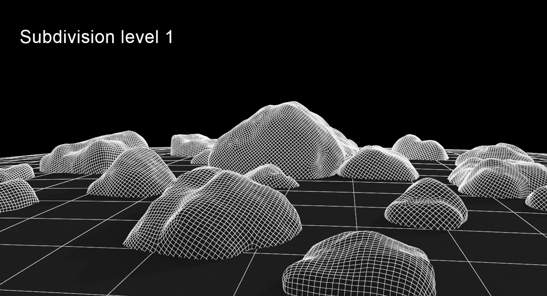 Scene Rocks Formation 3d Model