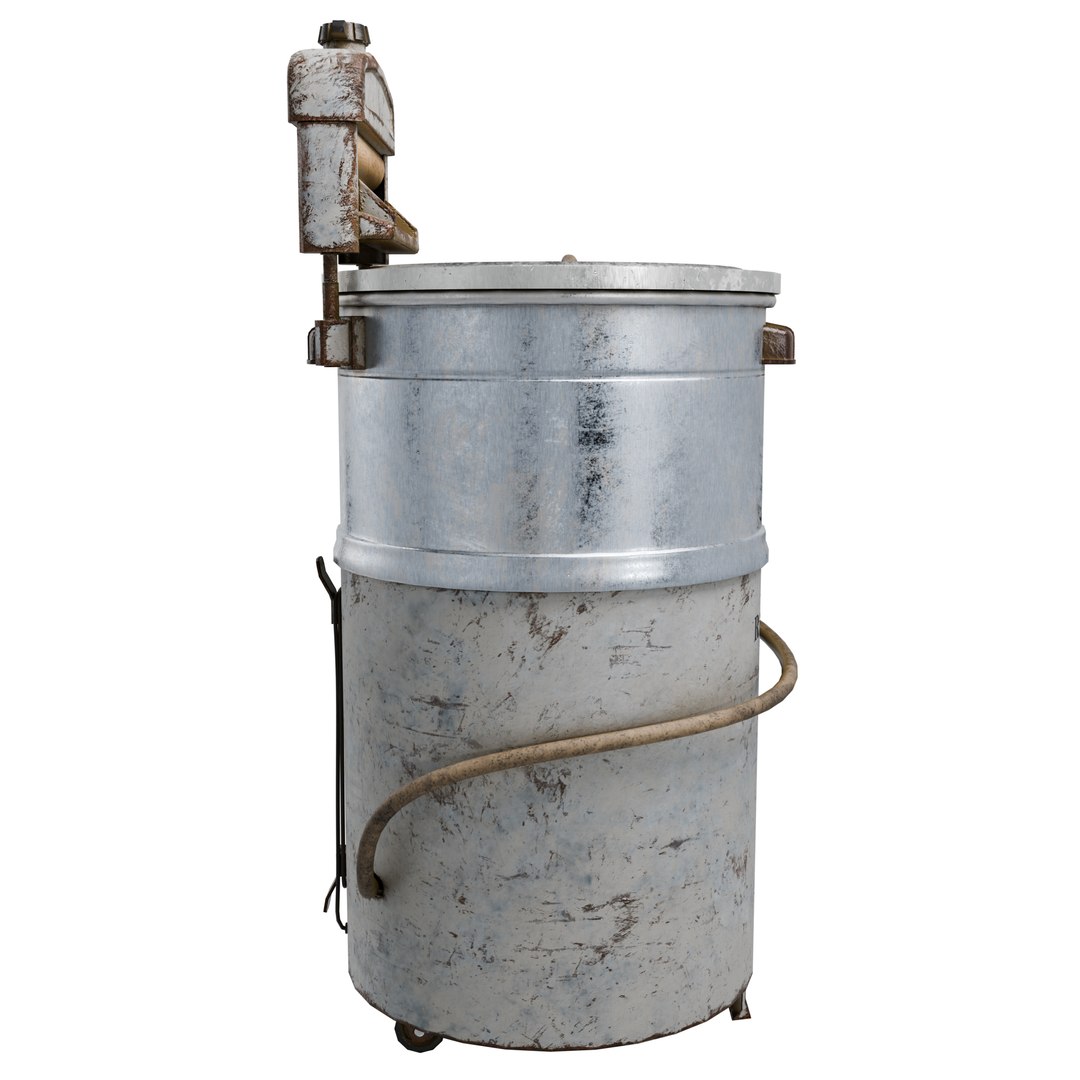 Old Soviet Washing Machine Model - TurboSquid 2264778