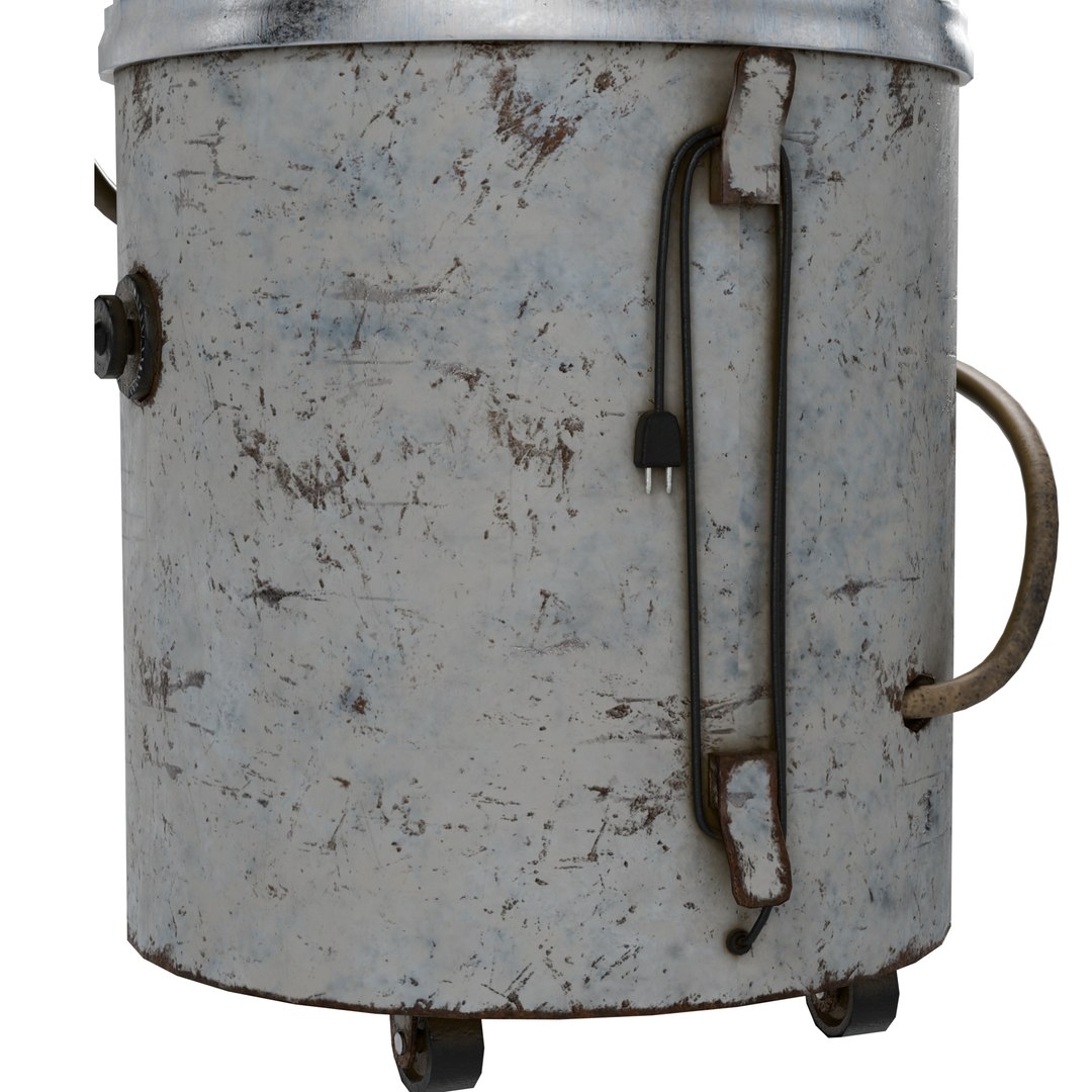 Old Soviet Washing Machine Model - TurboSquid 2264778