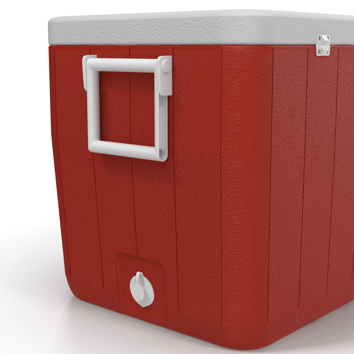 48 quart cooler red 3d 3ds