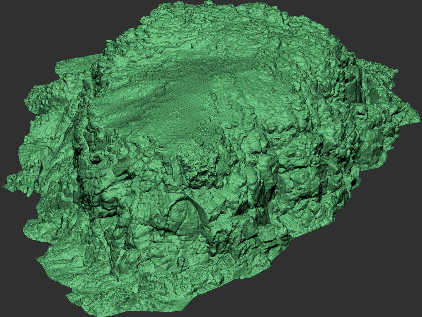 Ocean Cliff Terrain 16 K 3D Model - TurboSquid 2164491