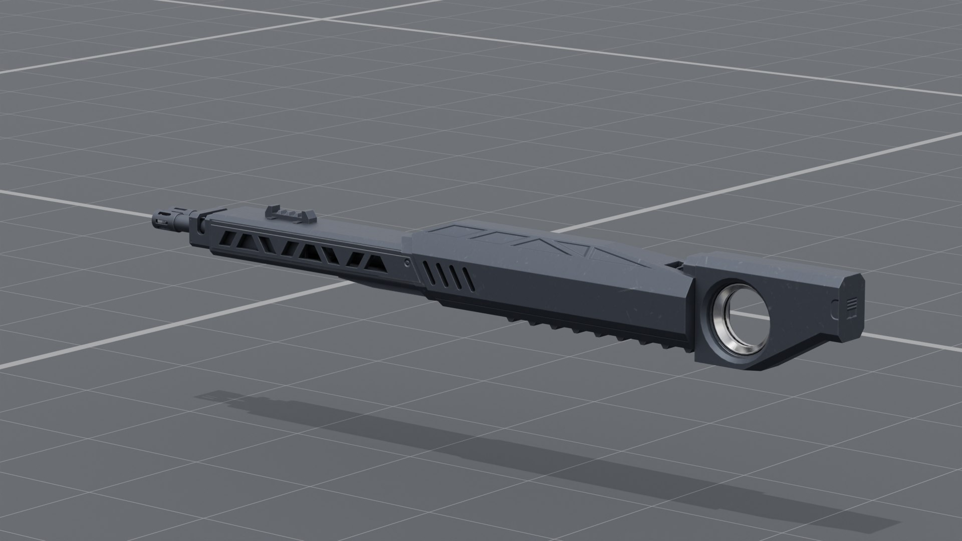 Twin Barrel Sci-fi Autocannon 3D Model - TurboSquid 2172371