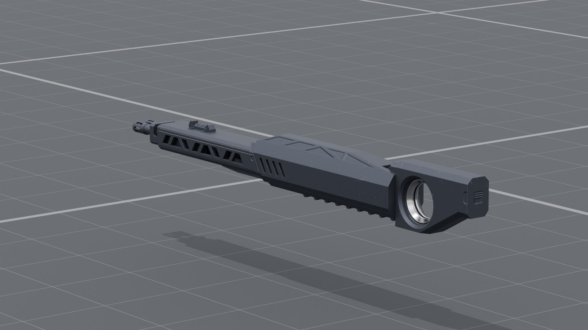 Twin Barrel Sci-fi Autocannon 3D Model - TurboSquid 2172371