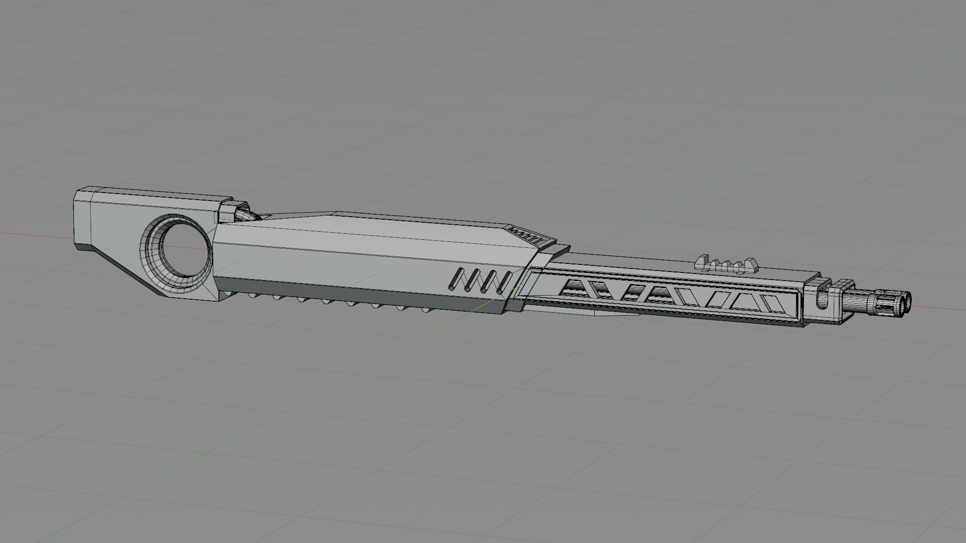 Twin Barrel Sci-fi Autocannon 3D Model - TurboSquid 2172371