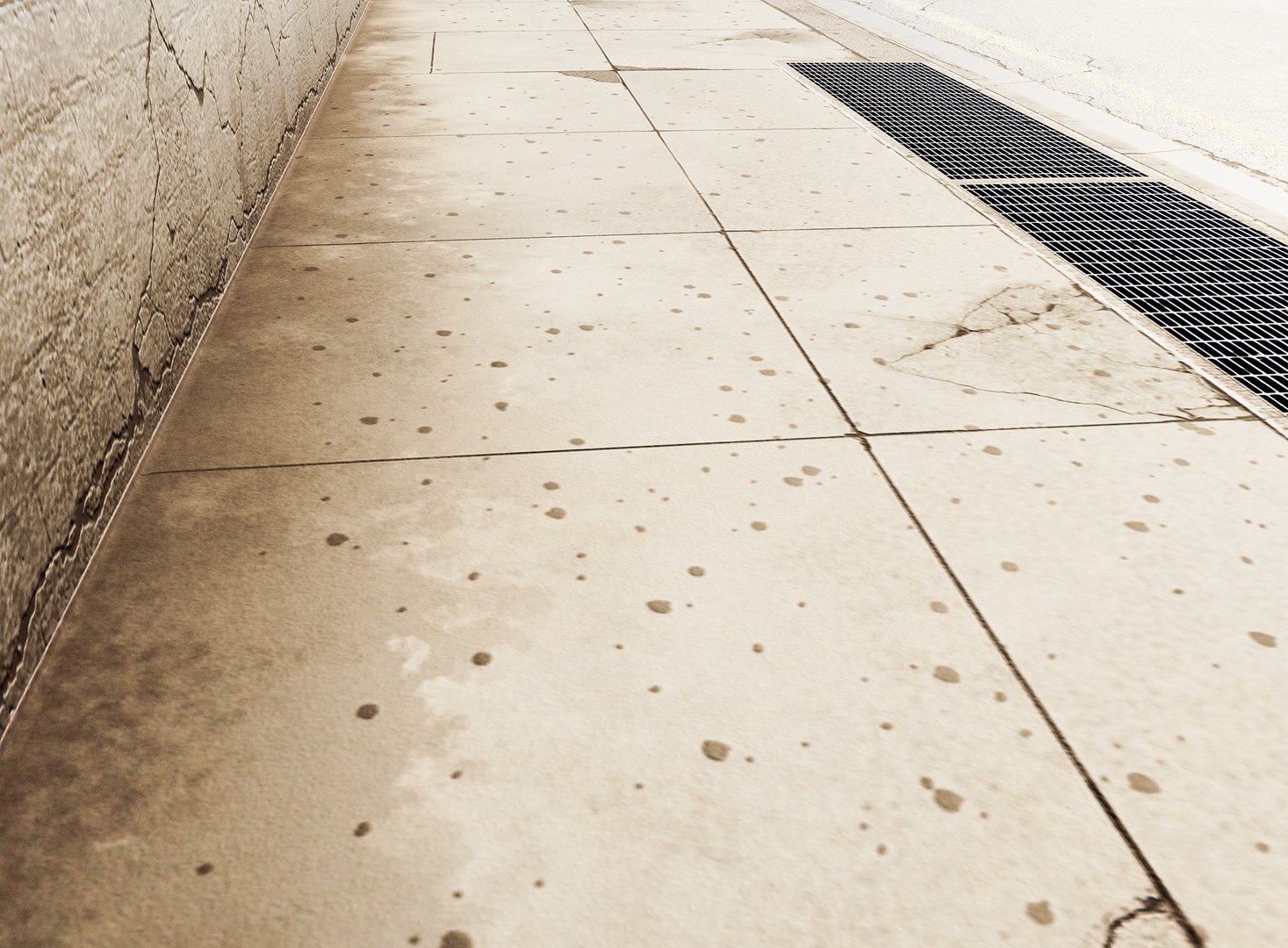 Sidewalk Stage Scene Model - TurboSquid 2170206