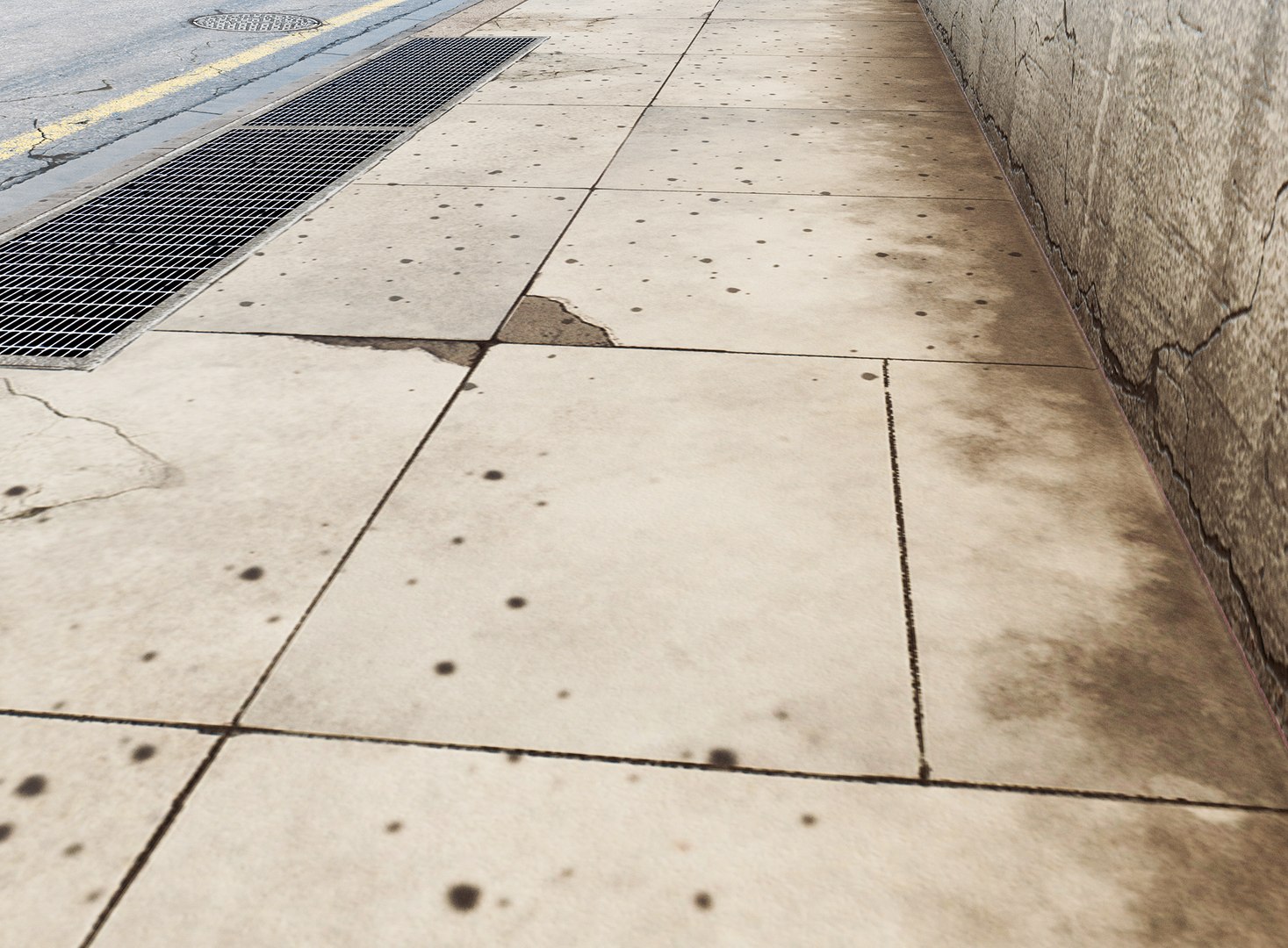 Sidewalk Stage Scene Model - TurboSquid 2170206