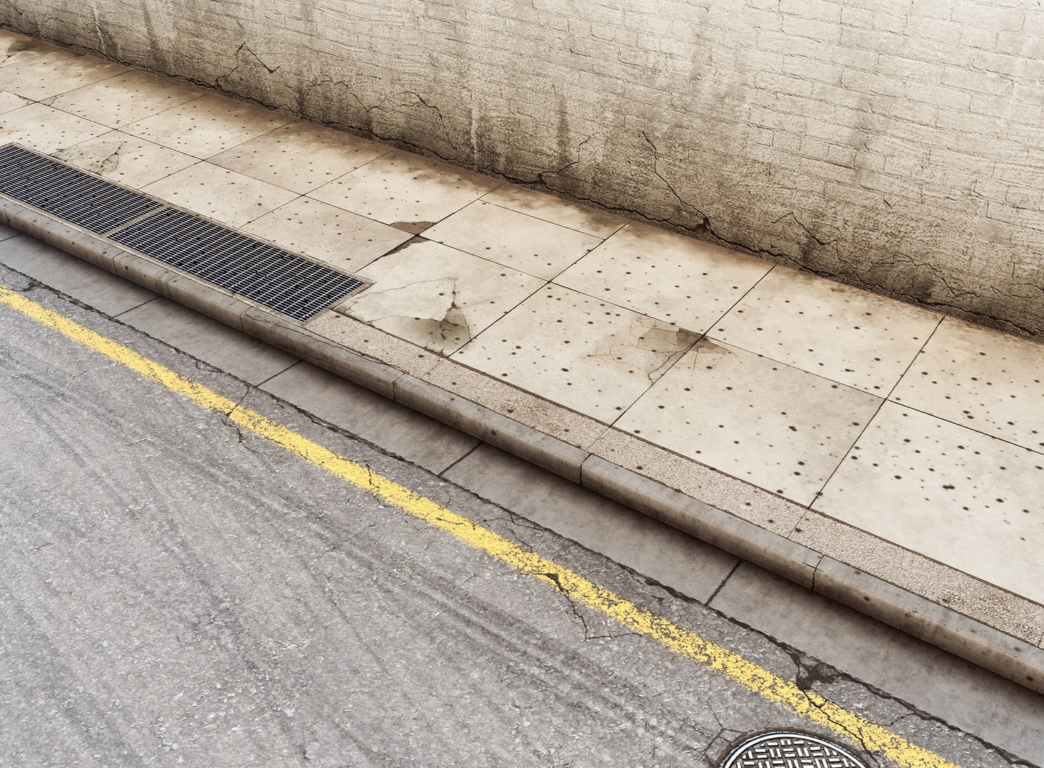 Sidewalk Stage Scene Model - TurboSquid 2170206