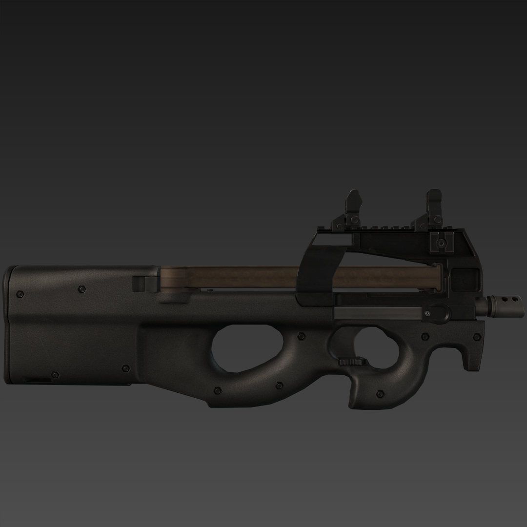 3d p90 submachine gun