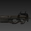 3d P90 Submachine Gun