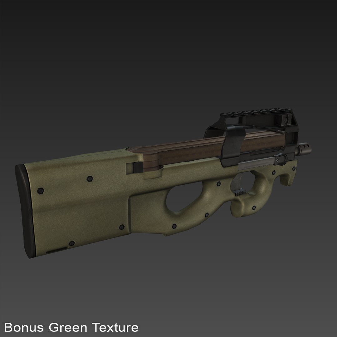 3d p90 submachine gun