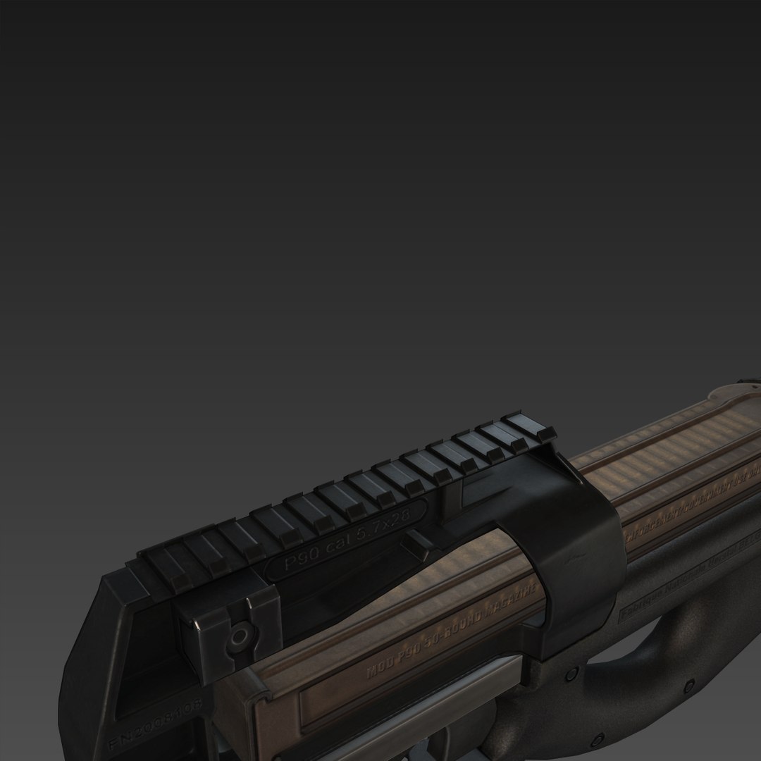 3d p90 submachine gun