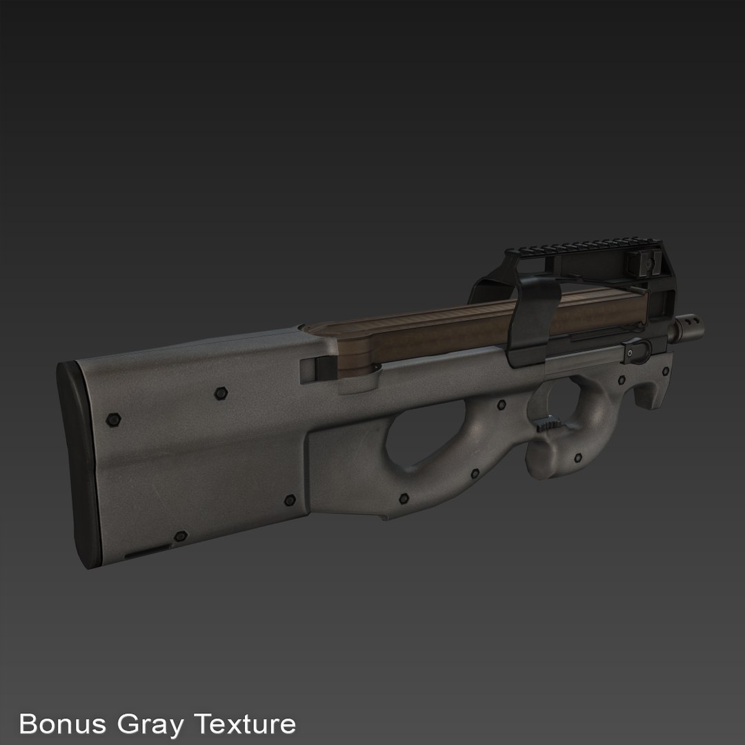 3d p90 submachine gun