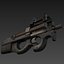 3d P90 Submachine Gun