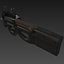 3d P90 Submachine Gun