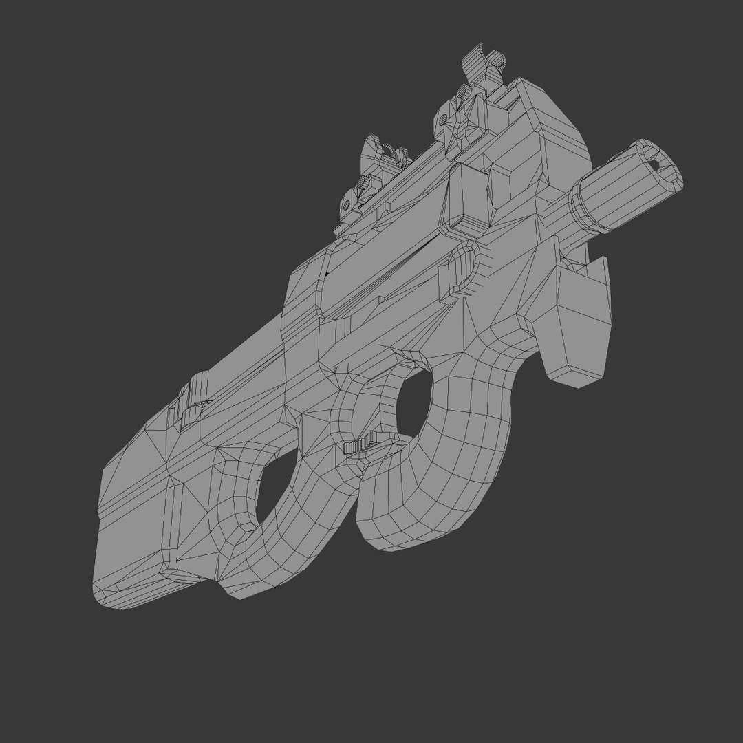 3d p90 submachine gun