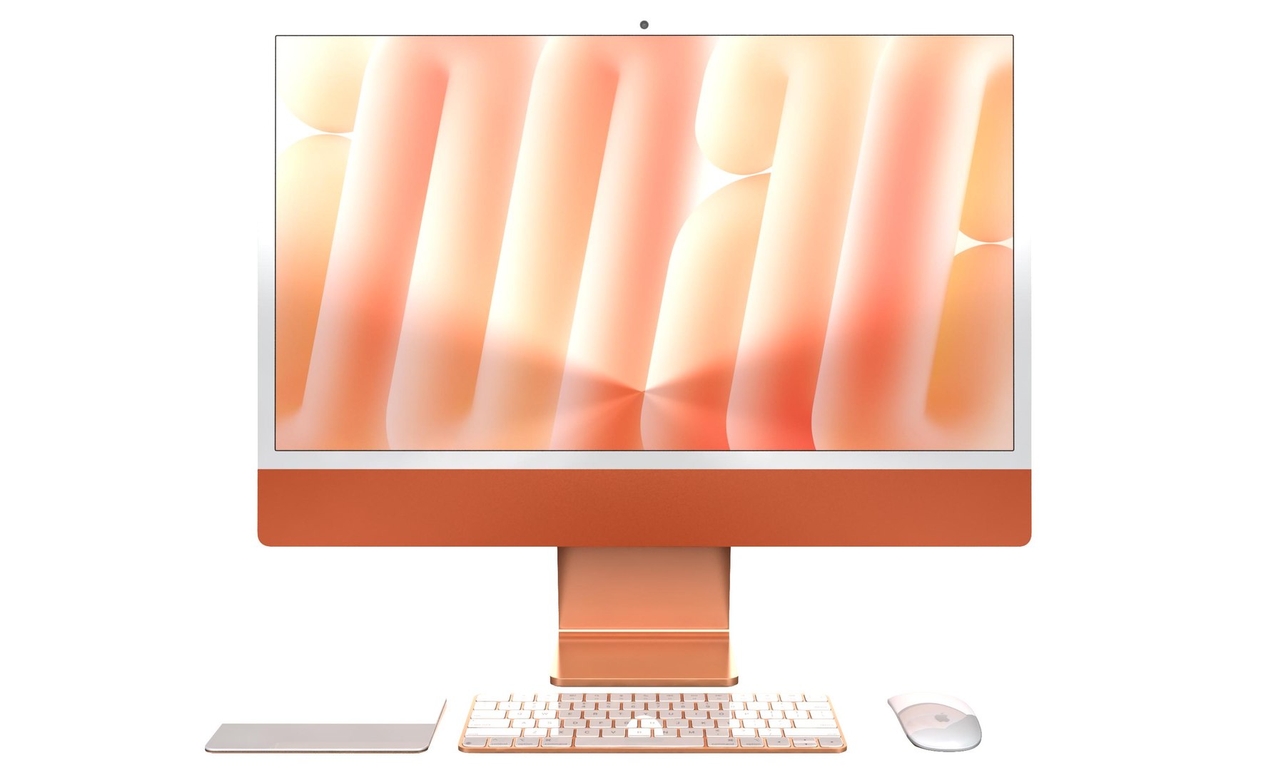 3D Apple IMac M4 Chip 2024 Orange Model - TurboSquid 2403132