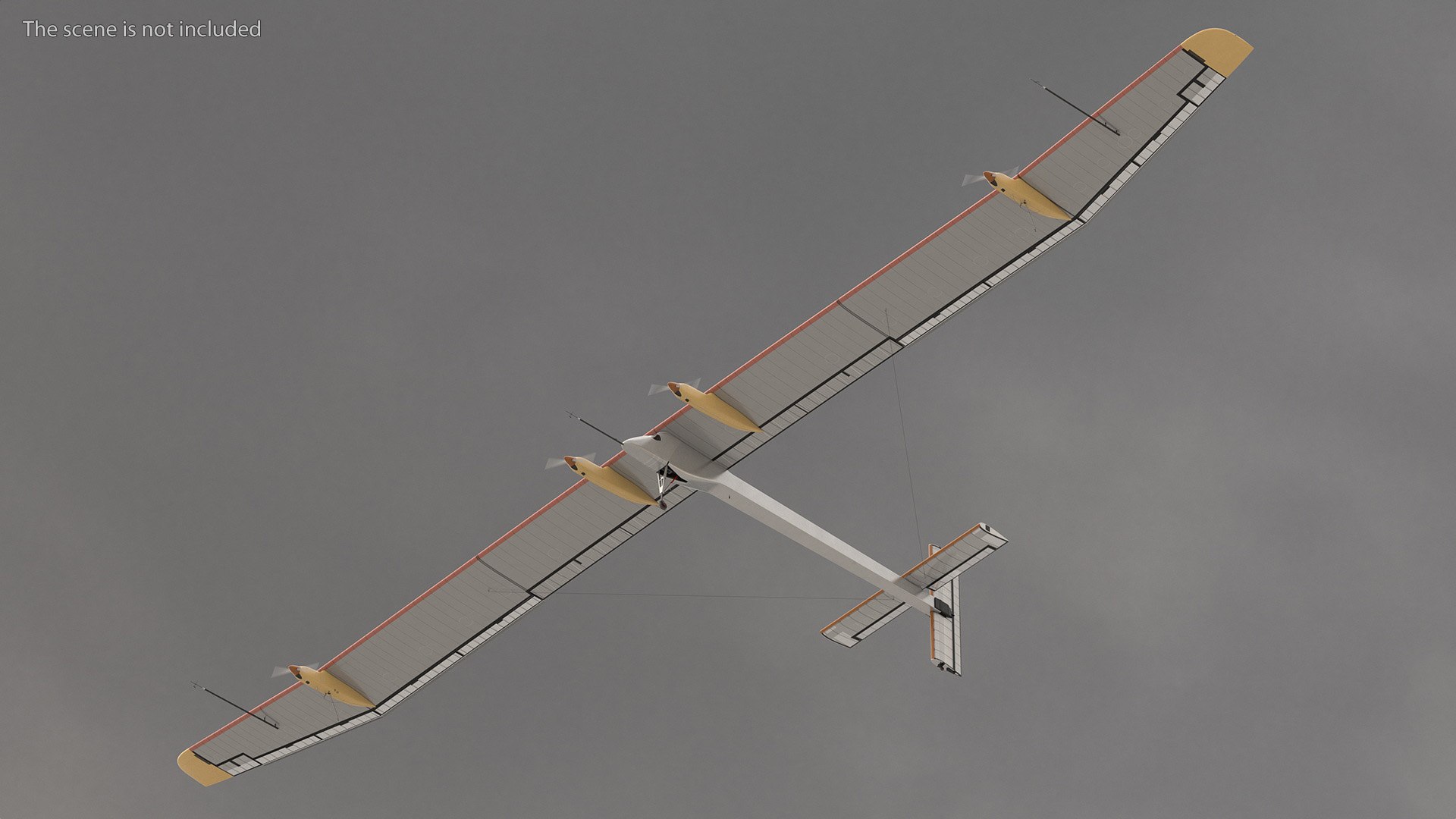 Prototype Of Solar Plane Rigged Model - TurboSquid 2030667